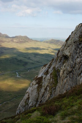 Photo 6x4 A mighty cliff Capel Curig The cliff is much taller than the ...
