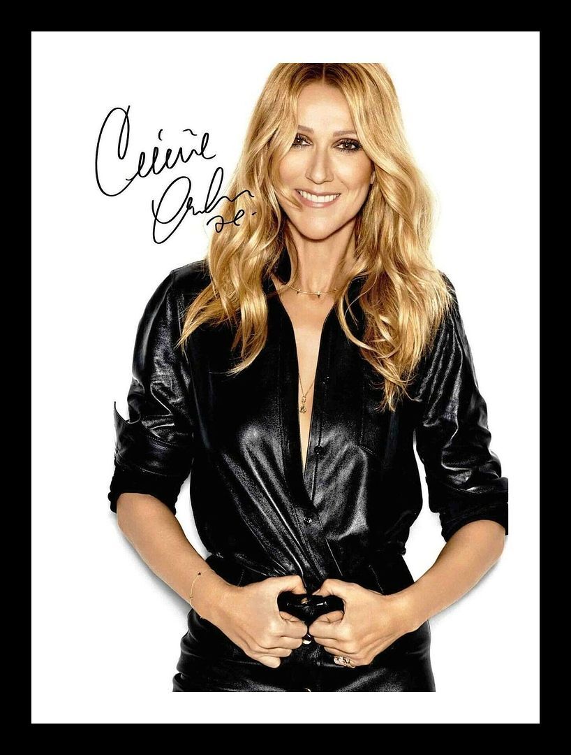 Celine Dion Autograph Signed & Framed Photo | eBay