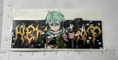 Hellsent " Gun Girl " Die Cut Anime Slap Car Stickers Rare Discontinued ...