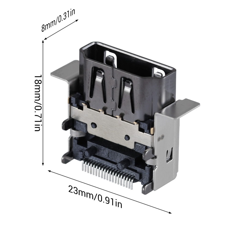 Lot HDMI Port Socket Dock Connector Replacement For Xbox Series X Game ...
