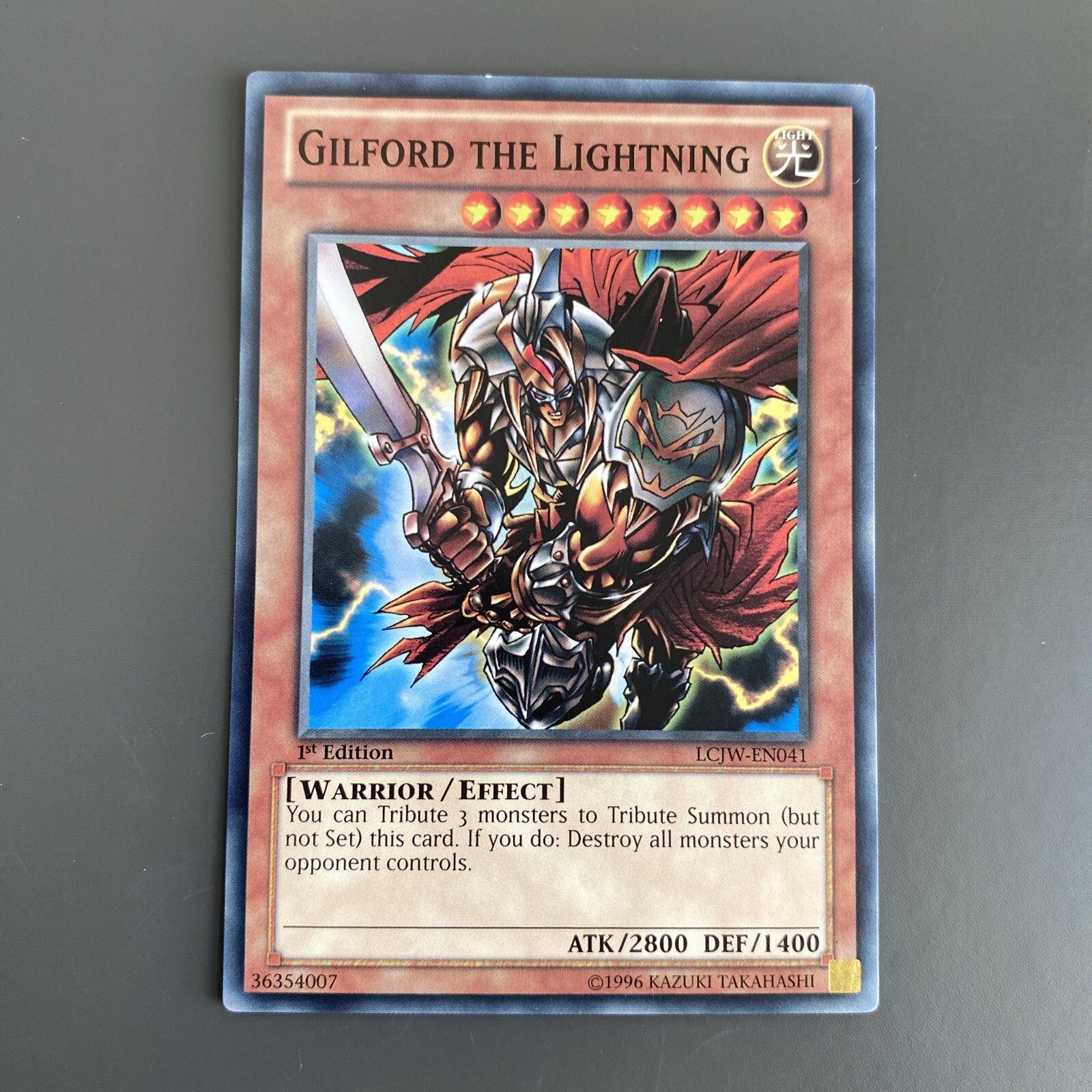 Gilford the Lightning LCJW-EN041 1st Edition Common YuGiOh Card (NM ...