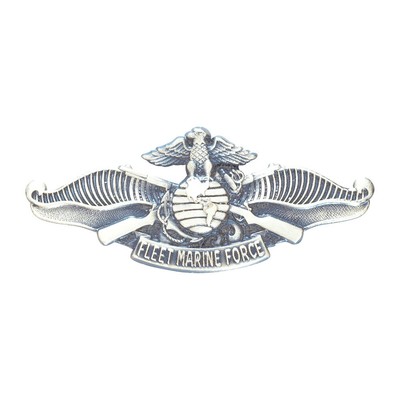 Navy Fleet Marine Force FMF Badge Mirror Finish | eBay