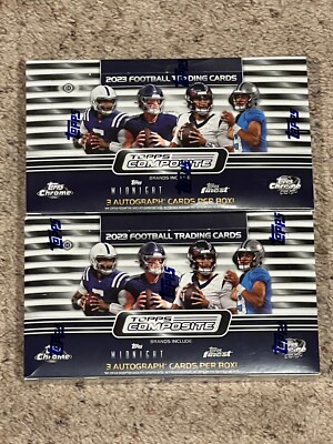 IN HAND - 2023 TOPPS COMPOSITE FOOTBALL HOBBY BOX X 2 - LOT OF 2 ...
