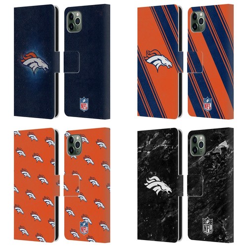 NFL DENVER BRONCOS ARTWORK LEATHER BOOK WALLET CASE FOR APPLE iPHONE ...