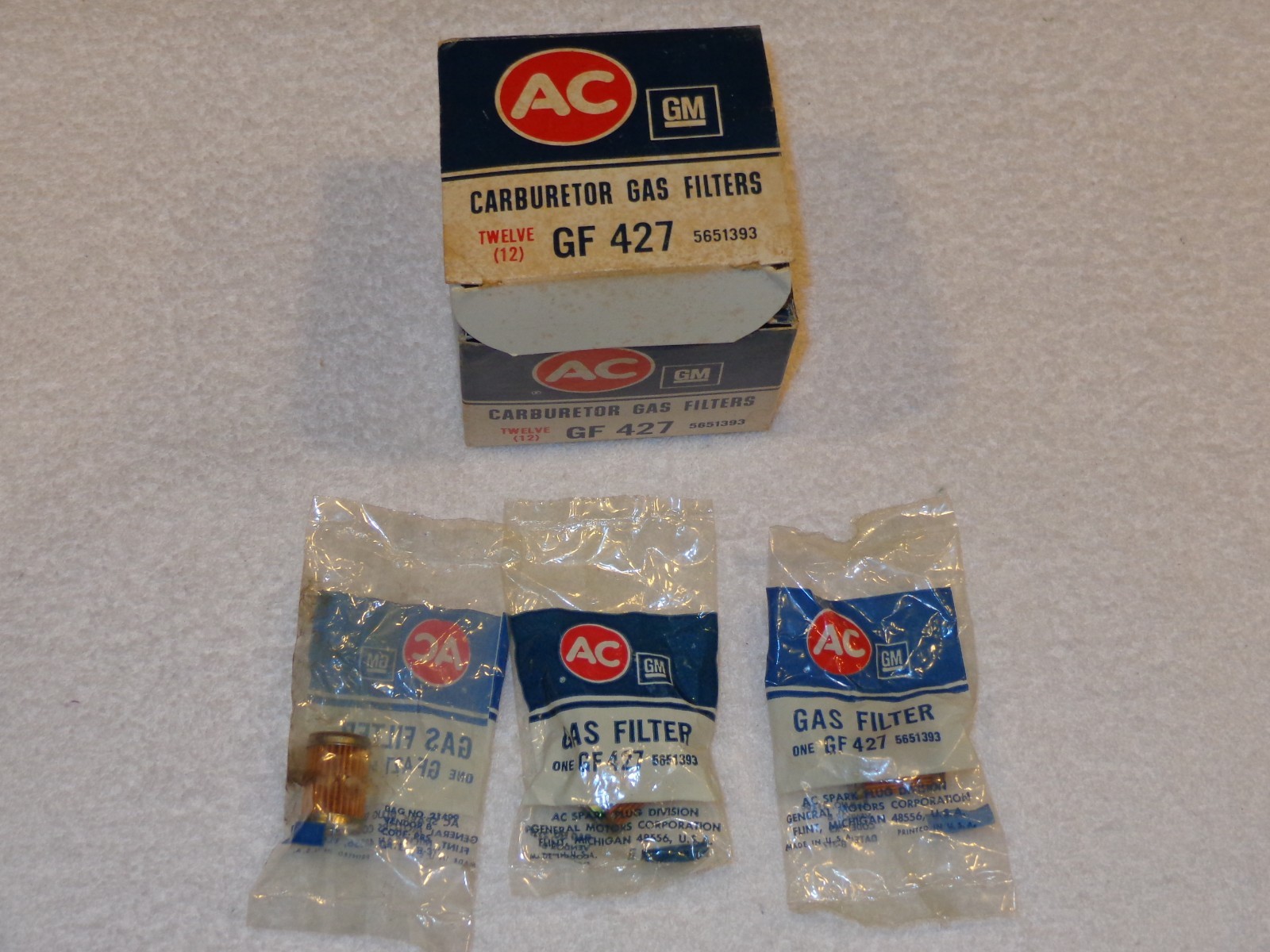 (1)....‘NOS’ AC Gasoline Filter GF-427......GM #5651393......1969-1970 ...