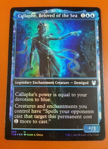 1x Callaphe, Beloved of the Sea | FOIL Showcase | Theros Beyond Death | MTG | eBay