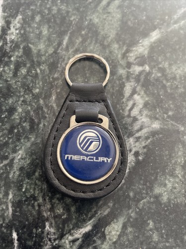 MERCURY KEY CHAIN LEATHER FOB Unused Vtg Logo 80s | eBay