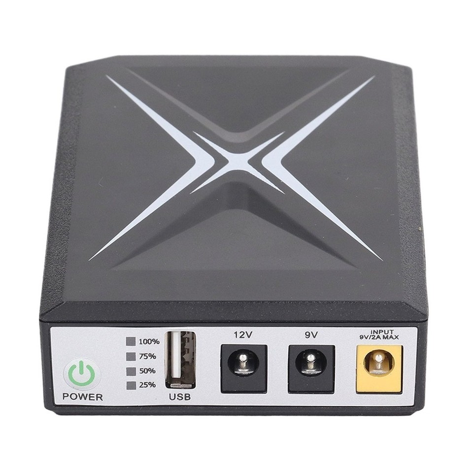 Mini UPS 18W 10400mAh ABS and PC UPS Camera Backup Battery External ...