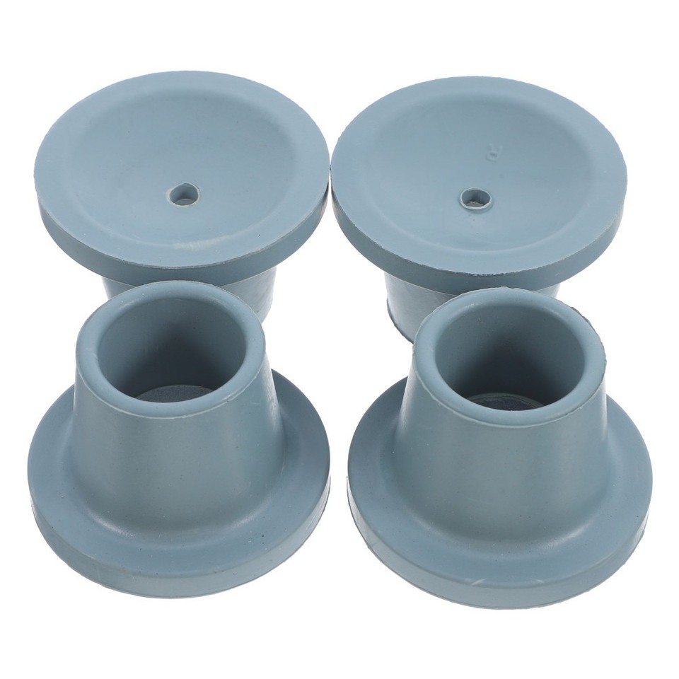 4 Pcs Rubber Feet Replacement For Shower Chair Stool Non Slip Leg Caps ...