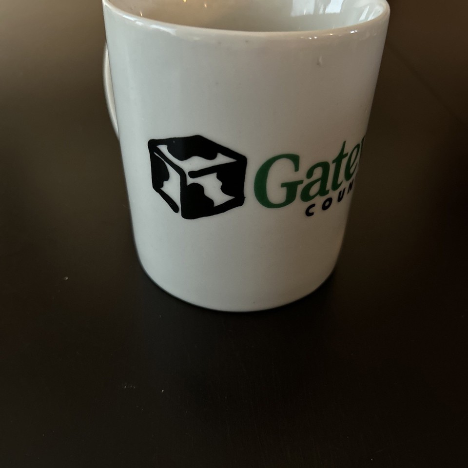 Gateway Country Coffee Cup Mug Cow Box Logo Retro Computer Advertising ...