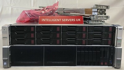 HPE DL380 Gen9 24-Cores 256GB RAM HPE D3600 Configurable Server Storage ...