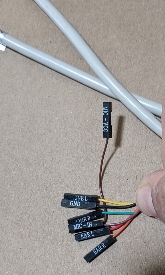 PC Tower Case Front Panel PCB Port Assembly: 2x USB 2.0/Audio/MIC ...