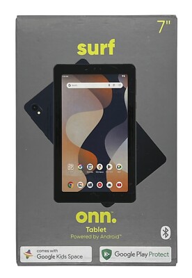 NEW Onn Surf Tablet 7" Android 14 Go Edition Bluetooth 32GB 2024 | eBay