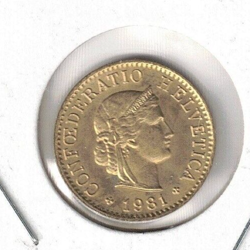 1981 Switzerland Uncirculated Five Rappen Coin | eBay