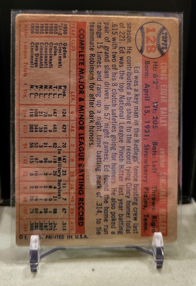1957 Topps Baseball Card Singles - Complete Your Set - You Pick - VG-EX ...