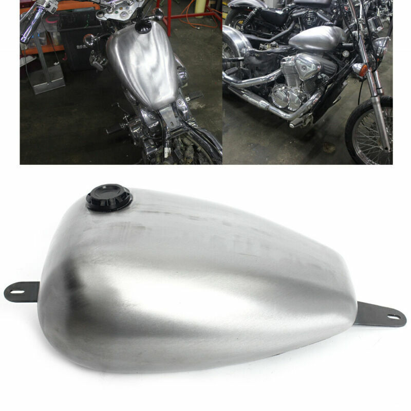 10L 2.6Gallon Cafe Racer Fuel Gas Tank Cap for Honda VLX600 VLX400 ...