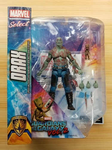 Marvel Diamond Select Drax 7" Figure Guardians of the Galaxy UNOPENED ...