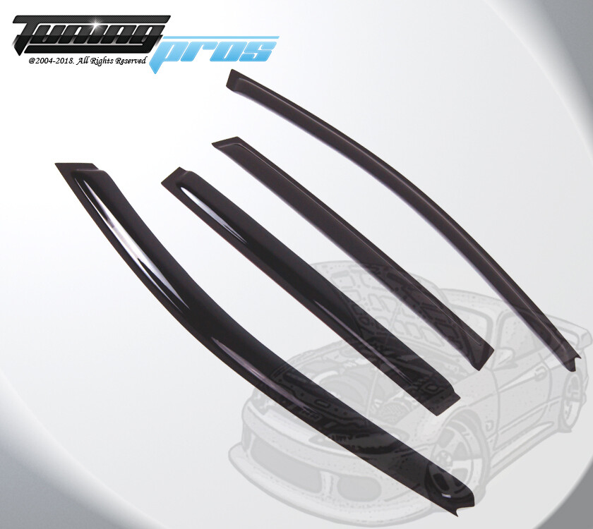 For Volvo XC70 2003-2007 Smoke Out-Channel Window Rain Guards Visor ...