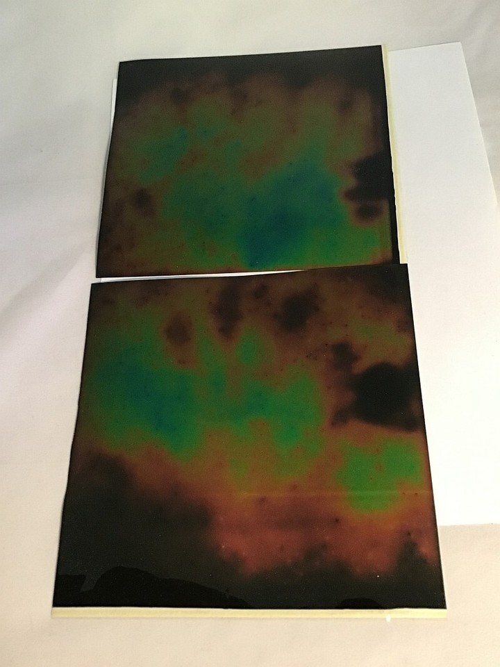 LIQUID CRYSTAL SHEET/TWO SHEETS 6-1/2" X 6"/ PLAIN/HEAT SENSITIVE | eBay