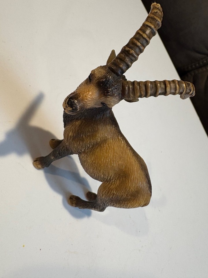 Schleich Alpine Ibex 14366 Mountain Goat Figure Figurine Animal Retired ...