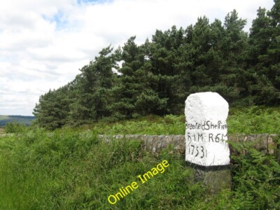 Photo 6x4 Milestone (1753) Edge Mount Milestone on Penistone Road, near ...