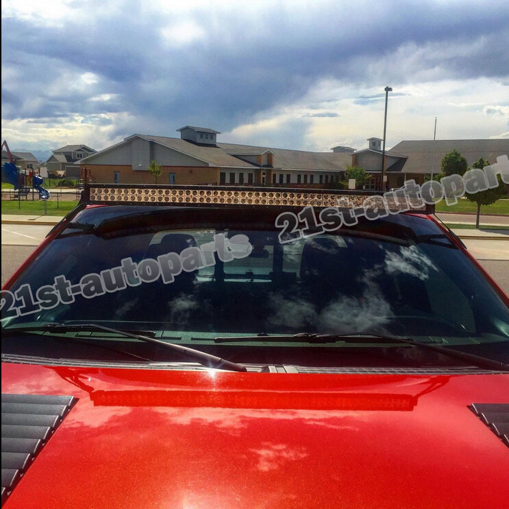 For Ford F150 SVT Raptor 52" Curved LED Light Bar Roof Mount Bracket ...