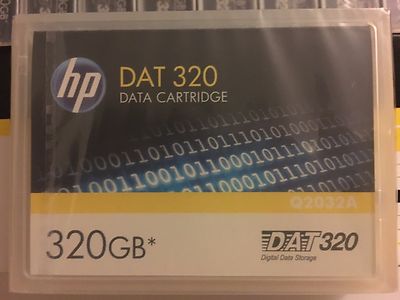 HP Q2032A DAT320 Data Tape Cartridge 320gb Q2032-60000 NEW fac. sealed ...
