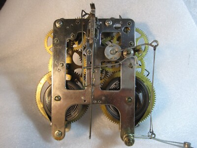 Antique Gilbert Clock Movement Clean Running Well | eBay