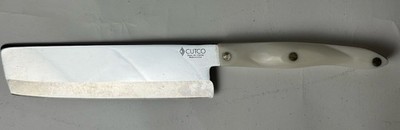 Cutco Knife 1735 KC Vegetable Knife Pearl White Handle 7.5" Blade Made ...