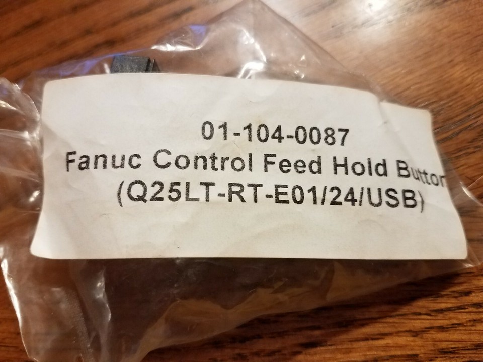 Fanuc Control Feed Hold button switch Red Q25LT-RT-E01/24/USB NEW | eBay
