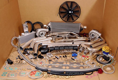 Twin Turbo BBC Kit FOR GMC GM CHEVY BIG BLOCK 427 454 396 502 572 900HP ...