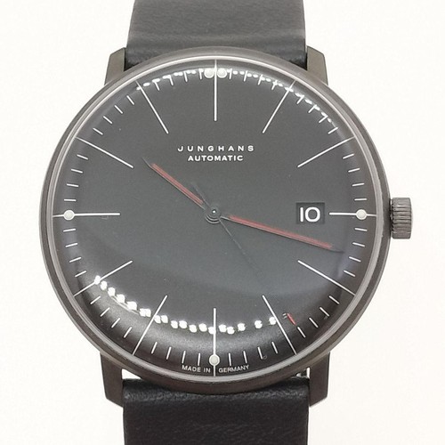 Junghans Max Bill Automatic Bauhaus 27/4308.02 All Black 38mm From JAPAN Used | eBay