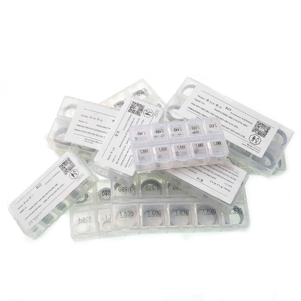 500PCS Diesel Injector Adjusting Shims B11 B12 B13 B14 B16 B22 B25 B26 ...