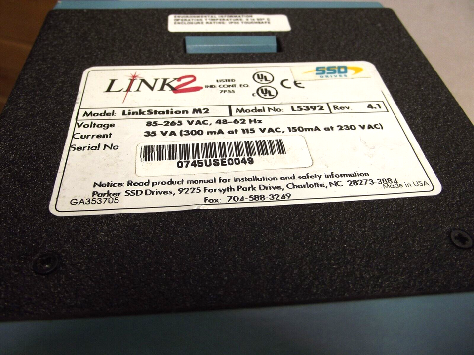 PARKER EUROTHERM LINKSTATION M2 L5392 SSD DRIVES 6 MONTH WARRANTY | eBay