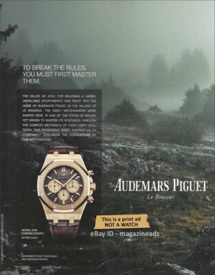 AUDEMARS PIGUET Luxury Watches 1-Page PRINT AD 2017 Royal Oak ...