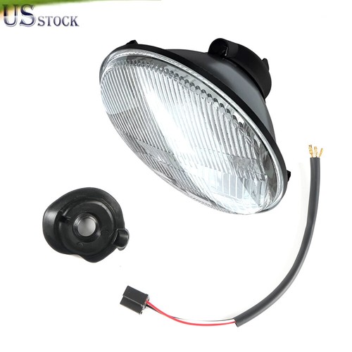 7 Inch LED GLASS Headlight Round ORIGINAL CLASSIC LOOK conversion ...