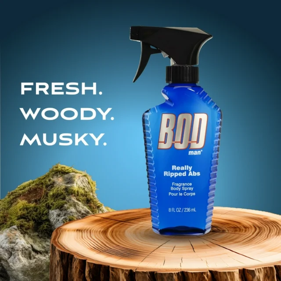 BOD Man Fragrance Body Spray, Really Ripped Abs, 8 fl oz NEW | eBay