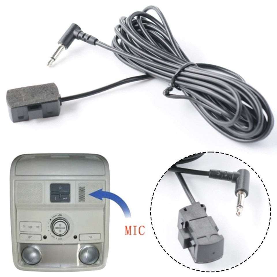 Direct Installation 3.5mm Microphone Car Roof Panel Mic Practical And ...