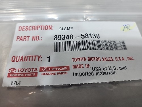 2016 - 2022 TOYOTA PARKING SENSOR MOUNTING CLIP 89348-58130 DENSO OEM ...