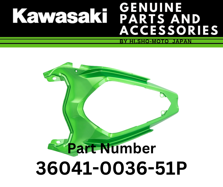 KAWASAKI Genuine OEM Part 36041-0036-51P Cover Tail CNT C.L. Green for ...
