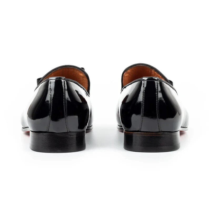 "Men’s Handmade Black Patent Leather Opera Pumps – &Tuxedo Loafers ...