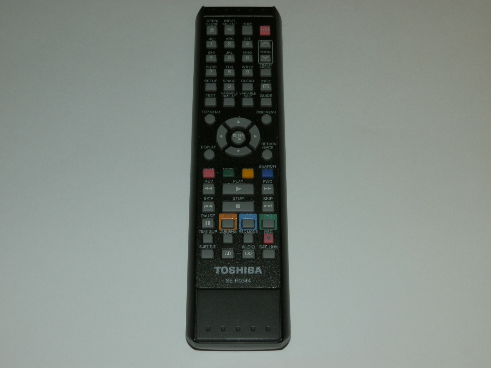 Genuine Toshiba Se-r0344 HDD DVD Recorder Remote for Rdxv59dt Rdxv60kb ...