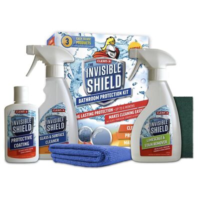 Bathroom Cleaner Kit Limescale Remover Spray Glass Cleaner The ...