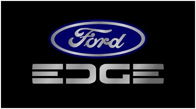 Ford Edge Lazer-Tag Acrylic License Plate (Black) | eBay