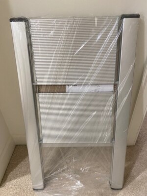 Pottery Barn Slim Step Stool, 2 Step-Silver | eBay