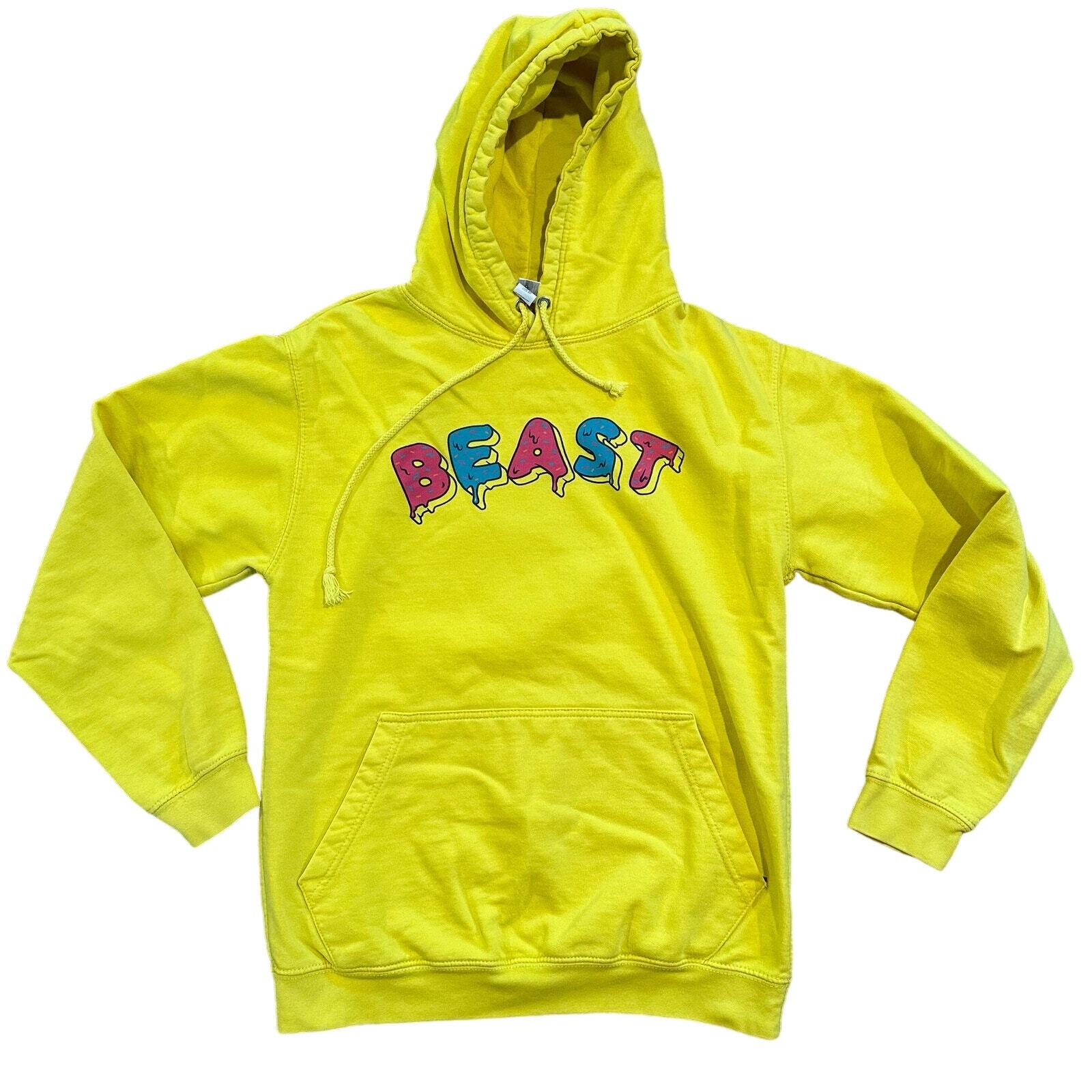 Mr. BEAST Yellow hoodie, MrBeast jimmy big cat logo … - Gem