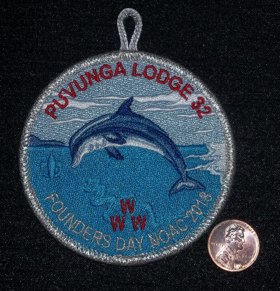 PUVUNGA LODGE OA 32 BSA LONG BEACH AREA SMY MYLAR 2018 NOAC DOLPHIN ...