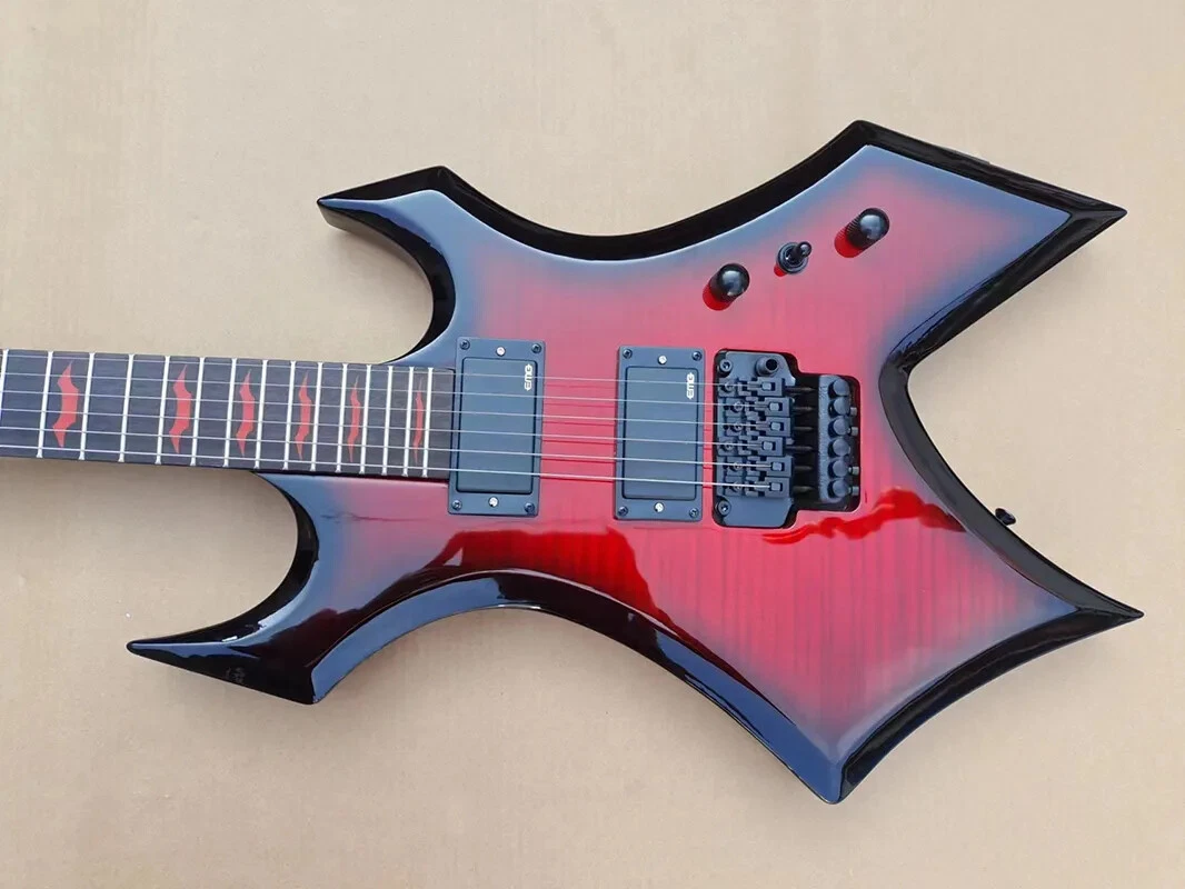 Red And Black Electric Guitar