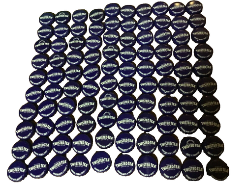 Twisted Tea Blue Beer Bottle Caps 100 NOT Bent, Dented, or Stinking | eBay