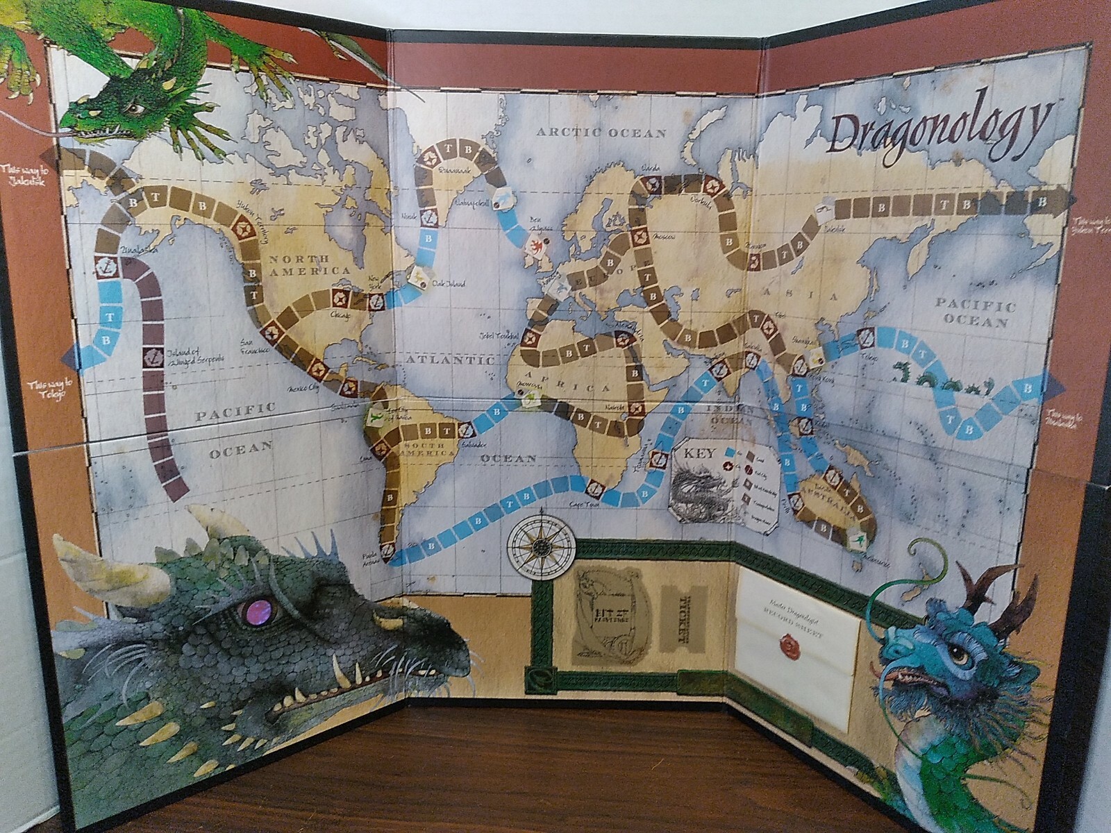Dragonology: The Game Game Board w/Secret Envelope Replacement | eBay